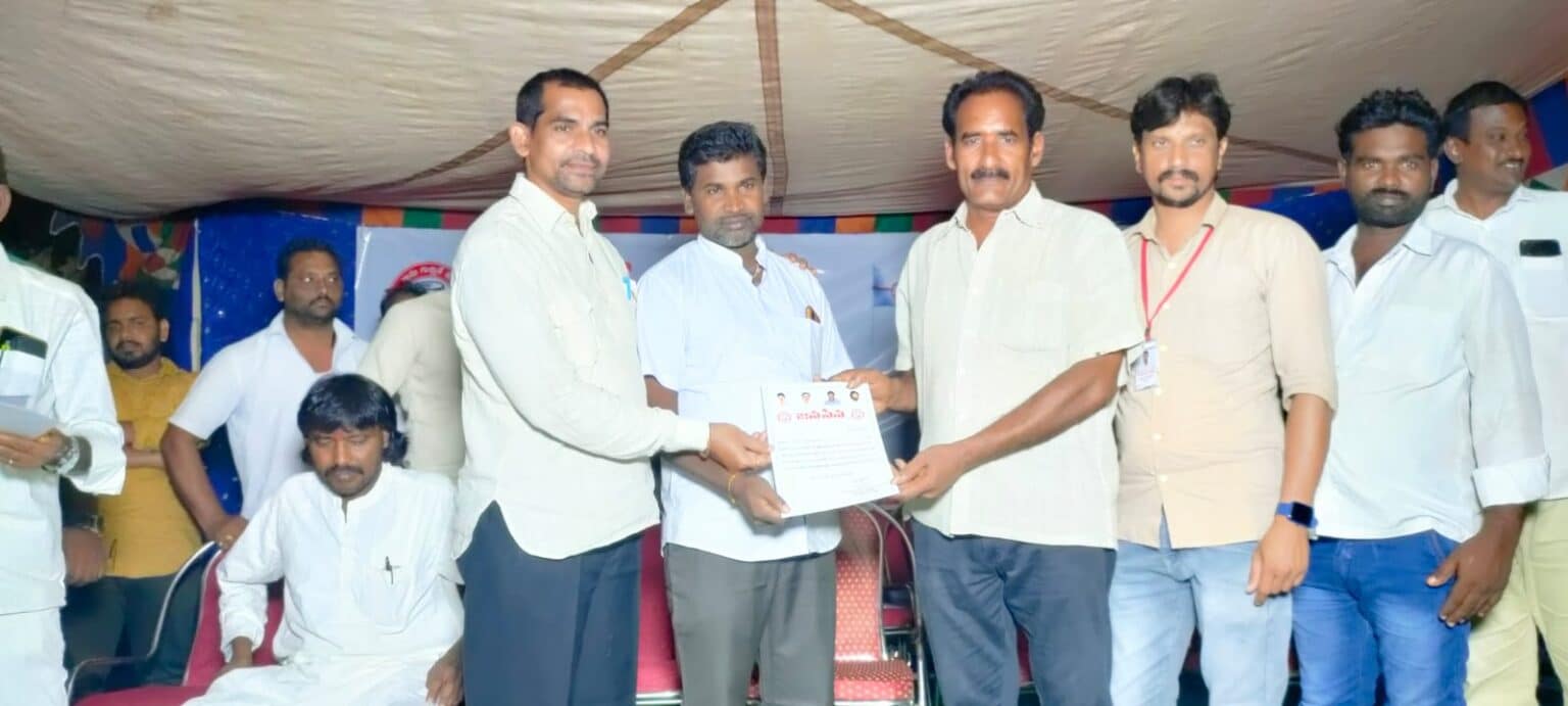 Janasena Party Tuni committees swearing in ceremony